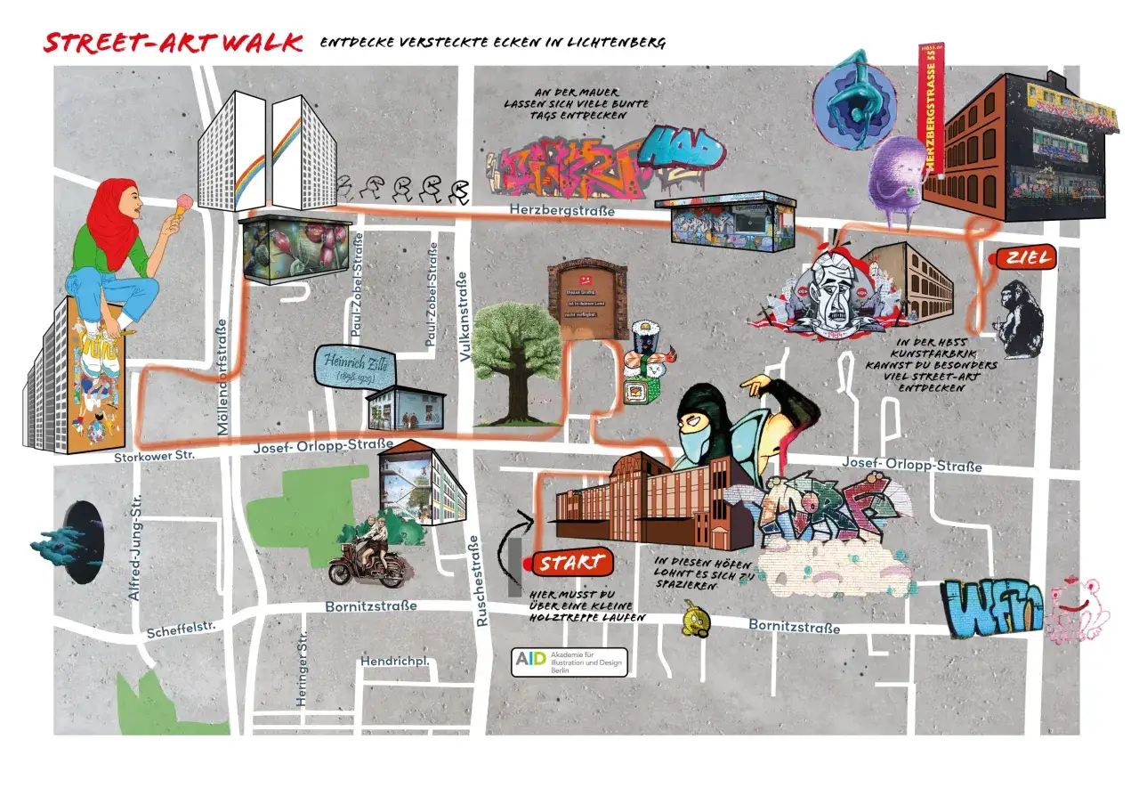 Berlins Graffiti-Szene: Legale Wände & Street Art entdecken